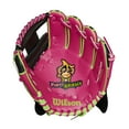 Wilson 2024 A200 EZ Catch™ Party Animals™ 10” T-Ball Glove - Hot Pink ...