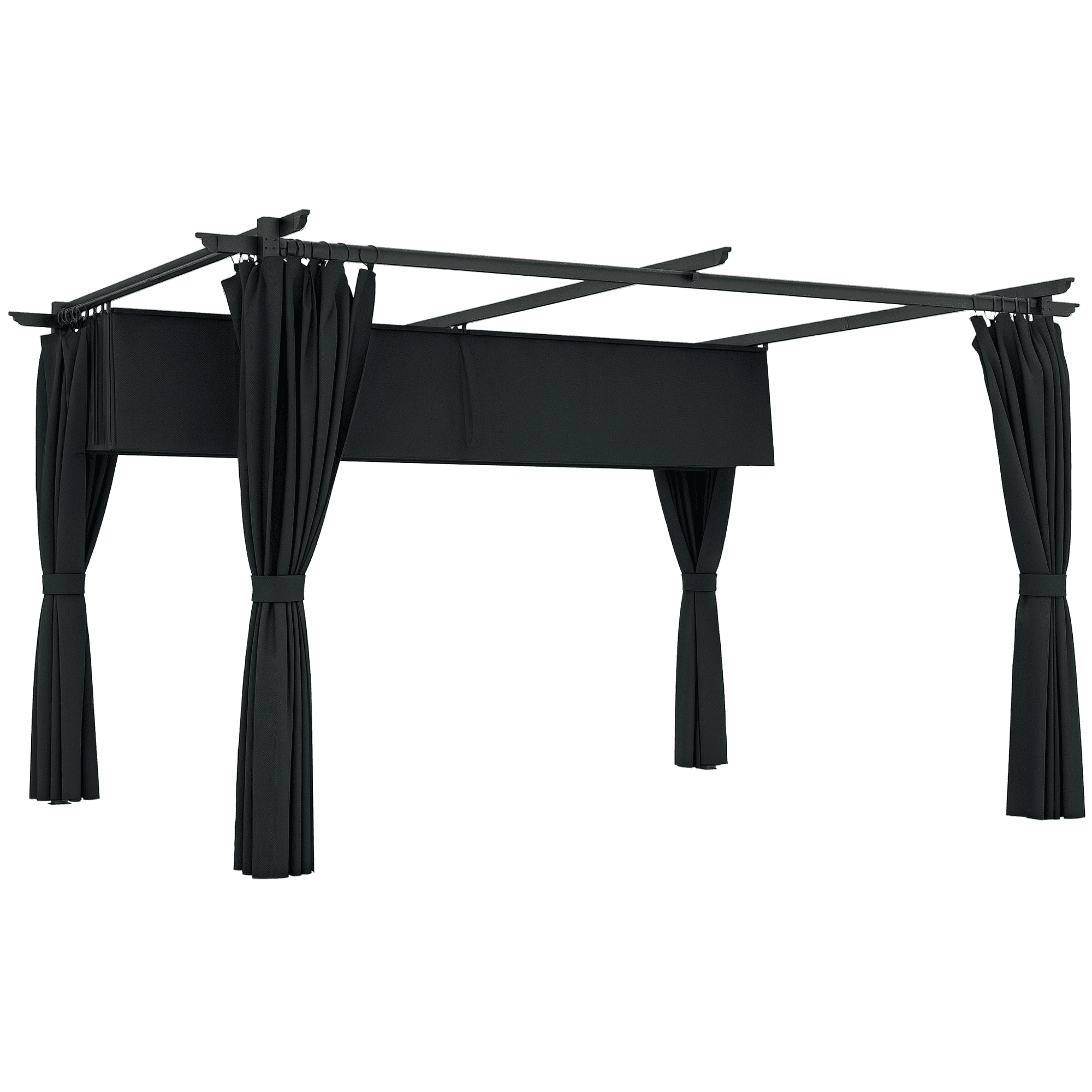 Click here for Outsunny 10 X 13 Outdoo Pergola With Retractable C... prices