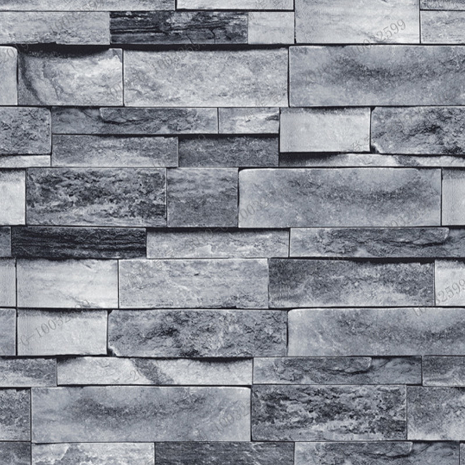 MoreFarther Gray Brick Peel and Stick Wallpaper Self Adhesive Removable ...