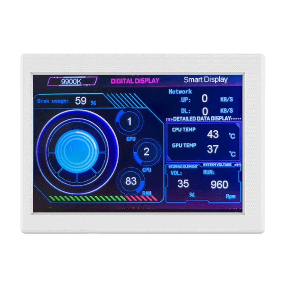 Htovila 3.5 Inch IPS Monitor Display Computers Monitor CPU GPU ...