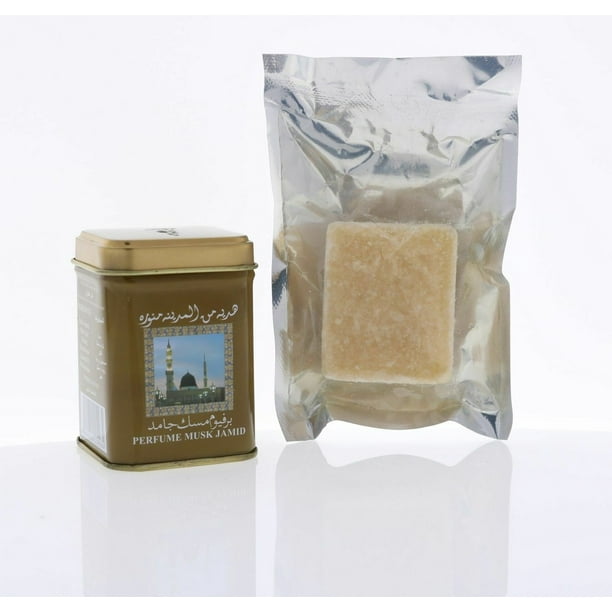 Hemani Halal Musk Jamid - Non Alocholic Solid Perfume 25g - Walmart.com