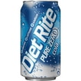 Diet Rite Pure Zero Cola Drinks, Caffeine Free, 12 fl oz, 12 Pack Cans ...