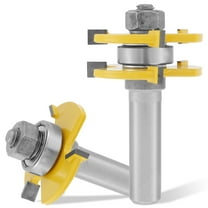 Yonico Yonico 15221 - Matched Tongue and Groove Router Bit Set 1/2 ...