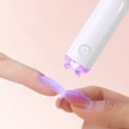 Mini Handheld Nail Straight Light Portable Nail Light Rechargeable ...