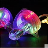 8 Pieces Led Light up Pacifier Necklace Glowing Flashing Party Favors ...