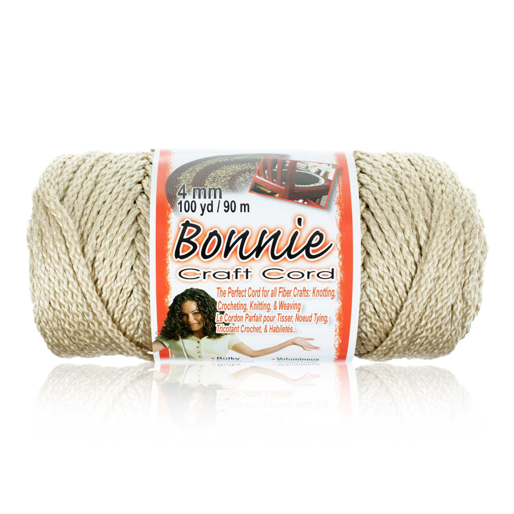 Craft County Bonnie Macrame Cord - 4mm - 100 yd Lengths - Various ...