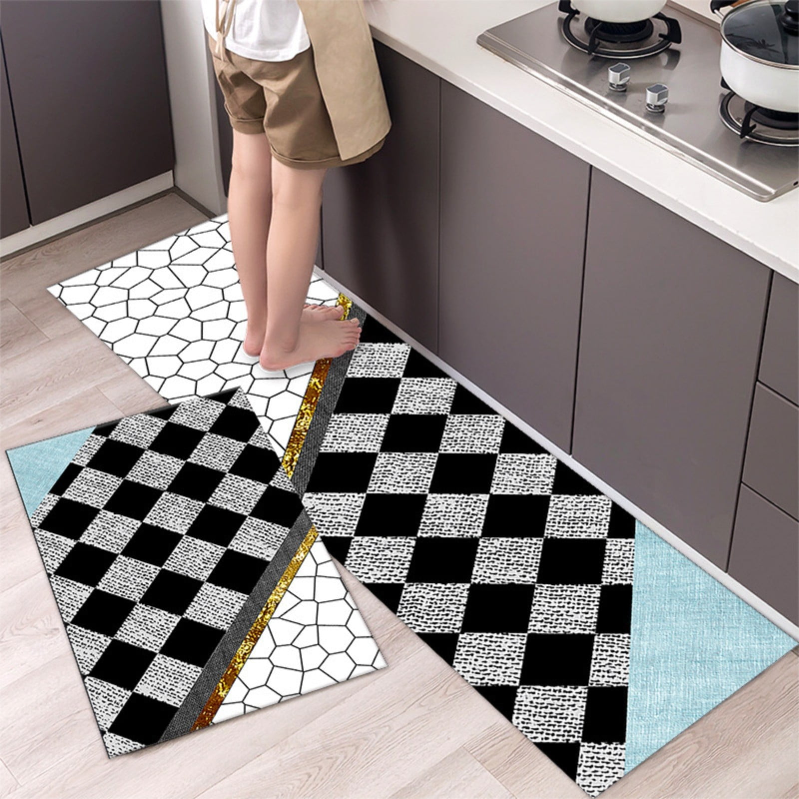 Click here for Yyv Anti Fatigue Kitchen Mat Cushioned Non Slip St... prices