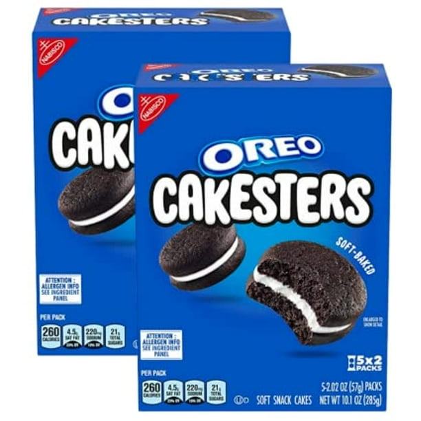 Oreo Cakesters Soft-Baked Snack Cakes (Pack Of 2 - 10.1Oz Boxes ...