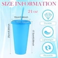 30 Pack Tumbler with Straw and Lid Bulk Cups for Gifts Water Bottle ...