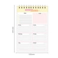 Dujiujun Notebook English Weekly Planner Notepad with Goal Setting ...