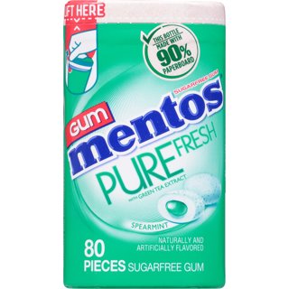 Mentos, NOWmints, Sugar Free Spearmint Breath Mints, 12 Ct - Walmart.com