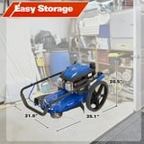 22 in Walk Behind String Trimmer 170cc 4-Cycle Gas Brush Hog Mower 22 ...