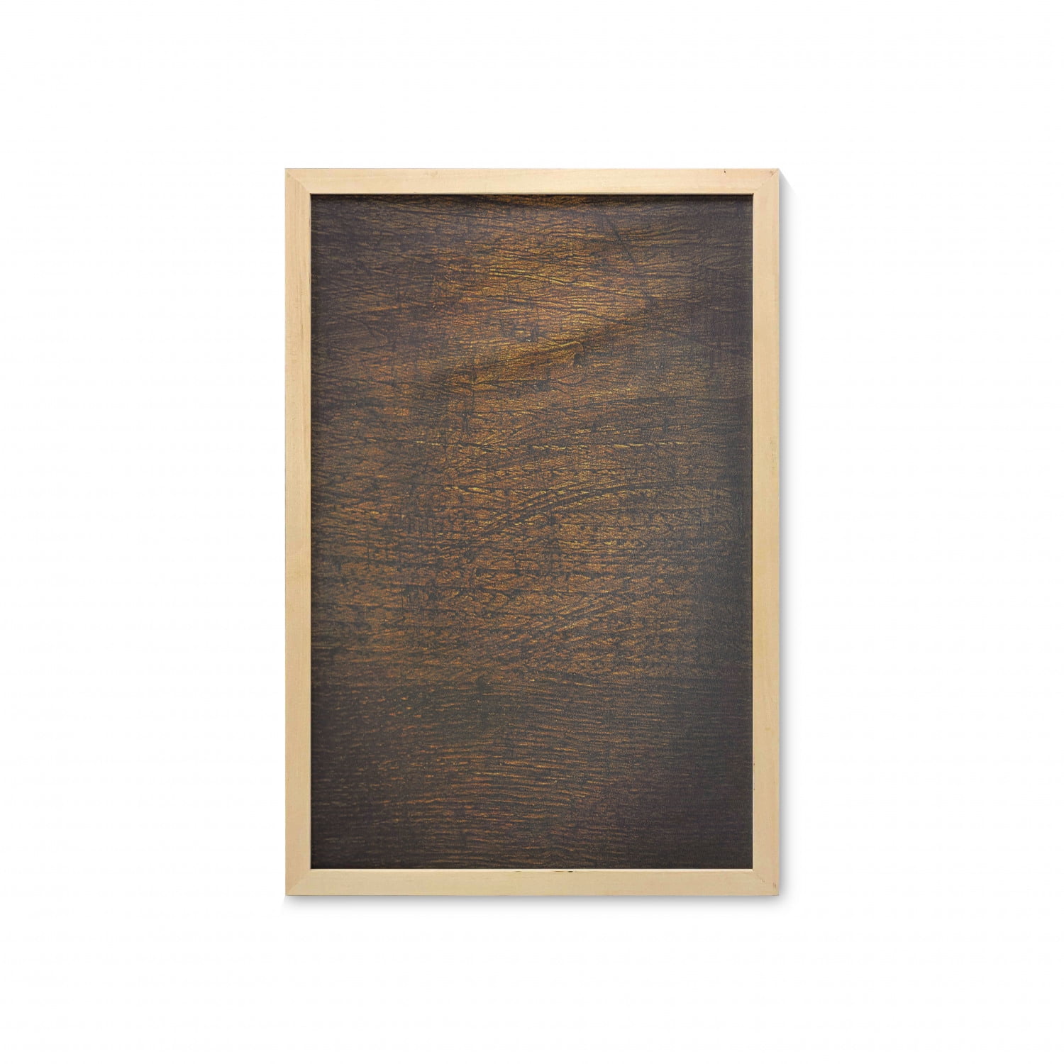 Wooden Print Wall Art with Frame, Old Vintage Antique Timber Oak ...