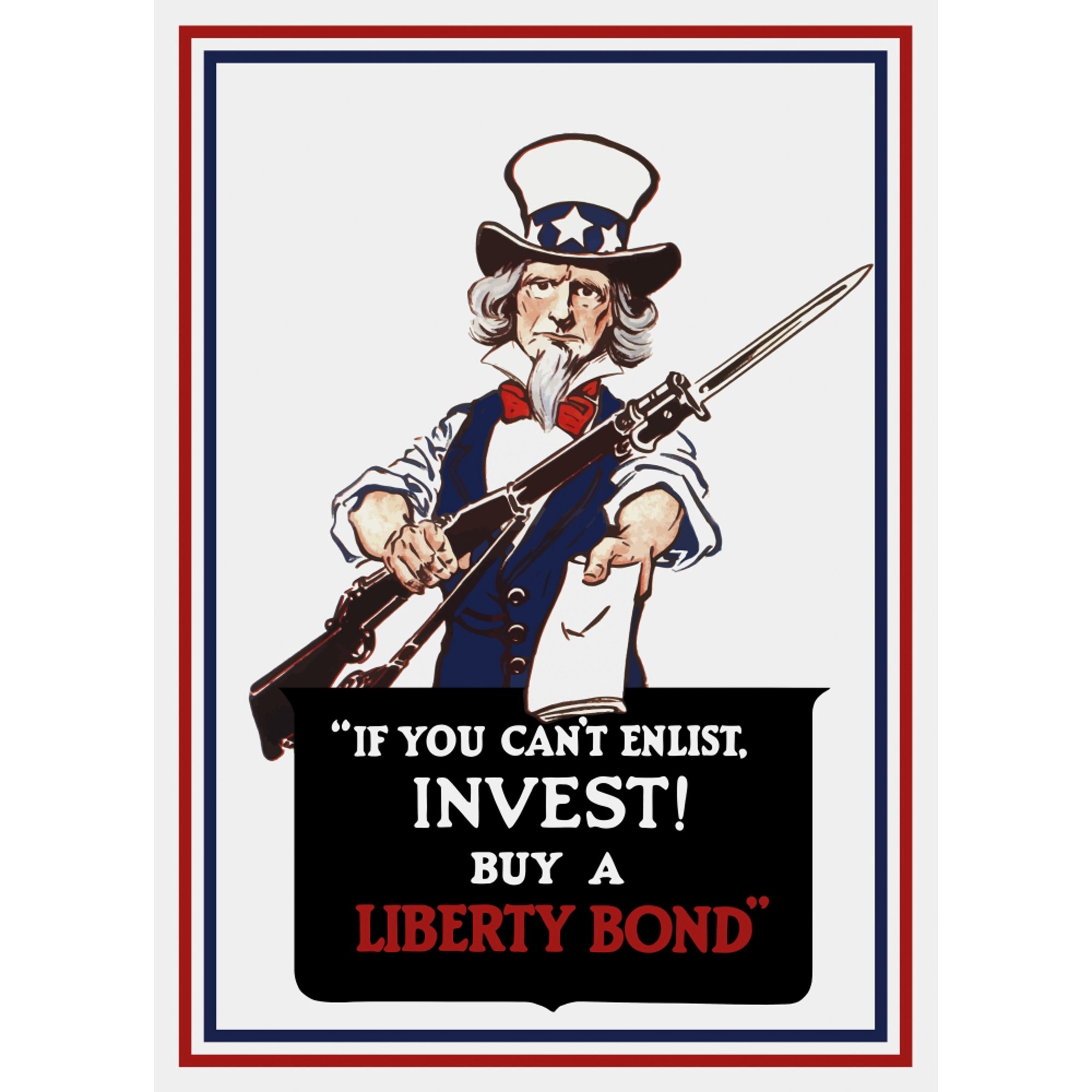 Uncle Sam Poster Blank