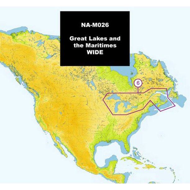 C-MAP MAX NA-M026 - Grands Lacs et Maritimes - C-Card - Walmart.ca