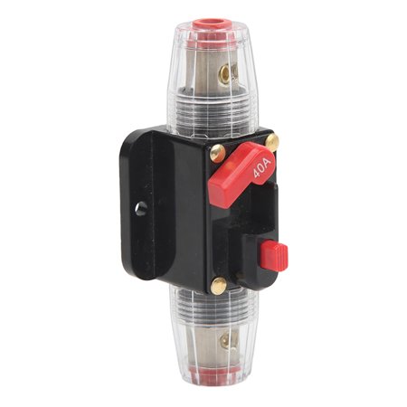 Audio Fuse Breaker Holder, 12V-48V Fuse Inline Breaker Pressure ...