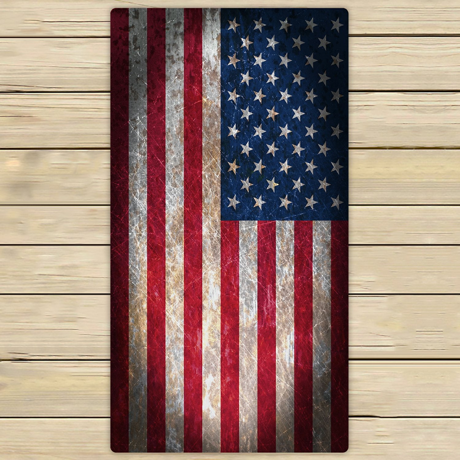 PHFZK Vintage Retro Style US Flag Towel, Stars and Stripes American ...