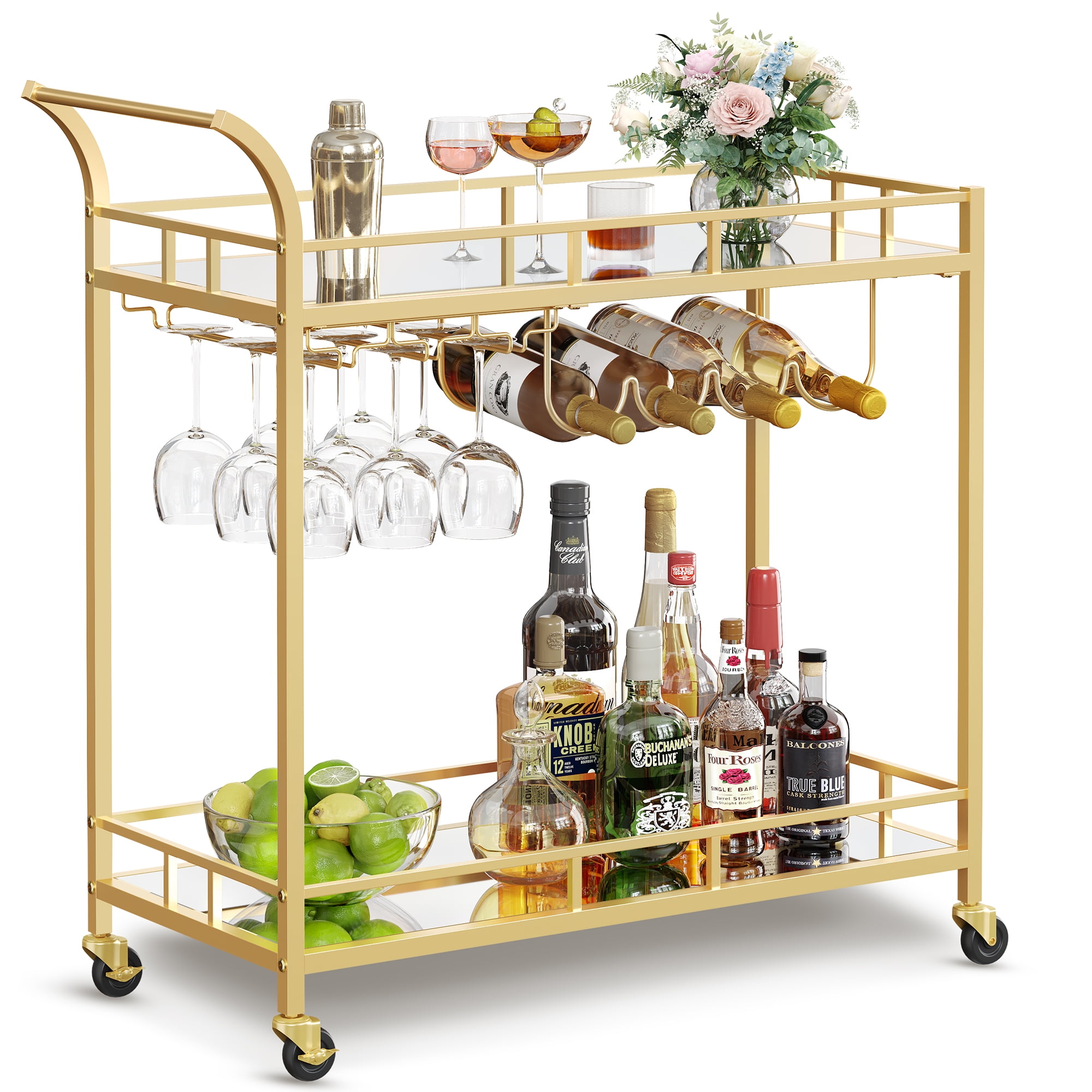 Click here for Vasagle Bar Cart Gold  Home Bar Serving Cart  Wine... prices