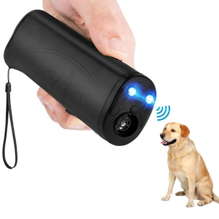 Ultrasonic Anti Dog Barking Control Device Trainer LED Light Gentle ...