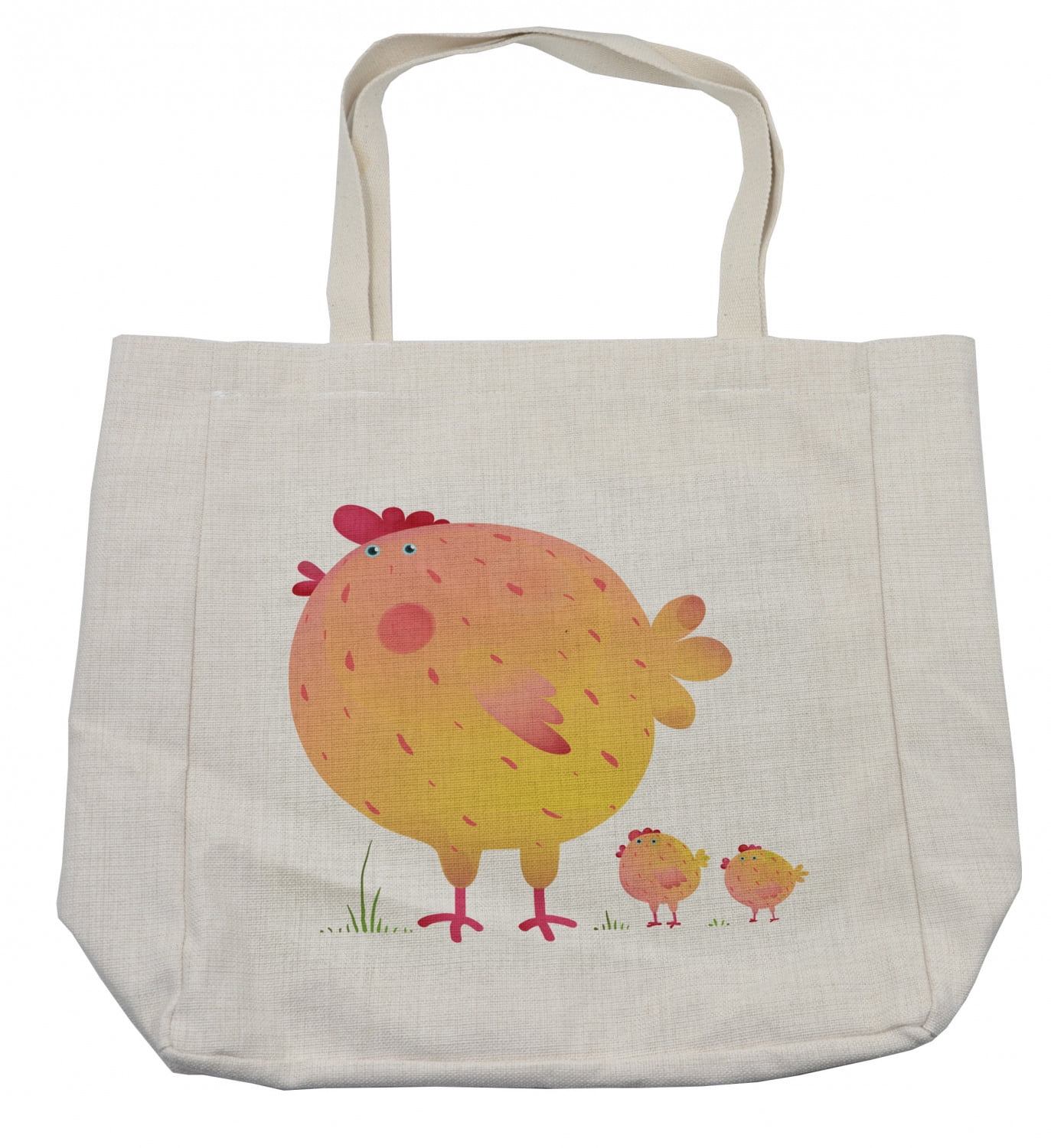 Chicken Shopping Bag, Mother Hen and Chicks Farm Animals Agriculture ...