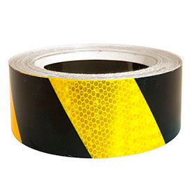 2 Piece Extra Bright Iron-on Neon Yellow Reflective Strips (ToolUSA: SF ...