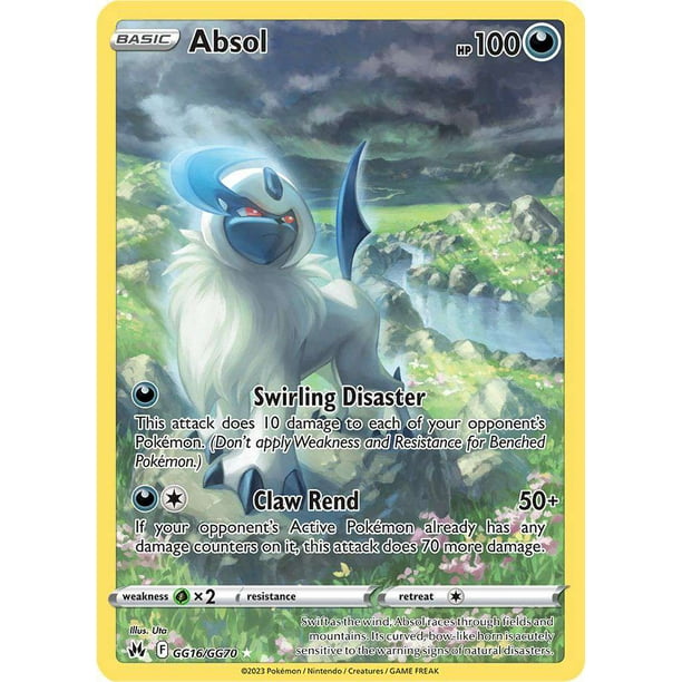 Pokemon Crown Zenith Rare Holo Absol GG16 - Walmart.com