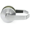 Lawrence Hardware Lever Door Handle Lock, Grade 2 Chrome Door Handle ...