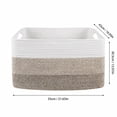 72L Super Large Blanket Basket, 22”x17”x12”(72L) Rectangle Woven ...