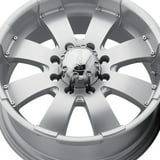 18" Ultra Armor Silver Mako 243 Wheel by Ultra Wheel 243-8863S ...