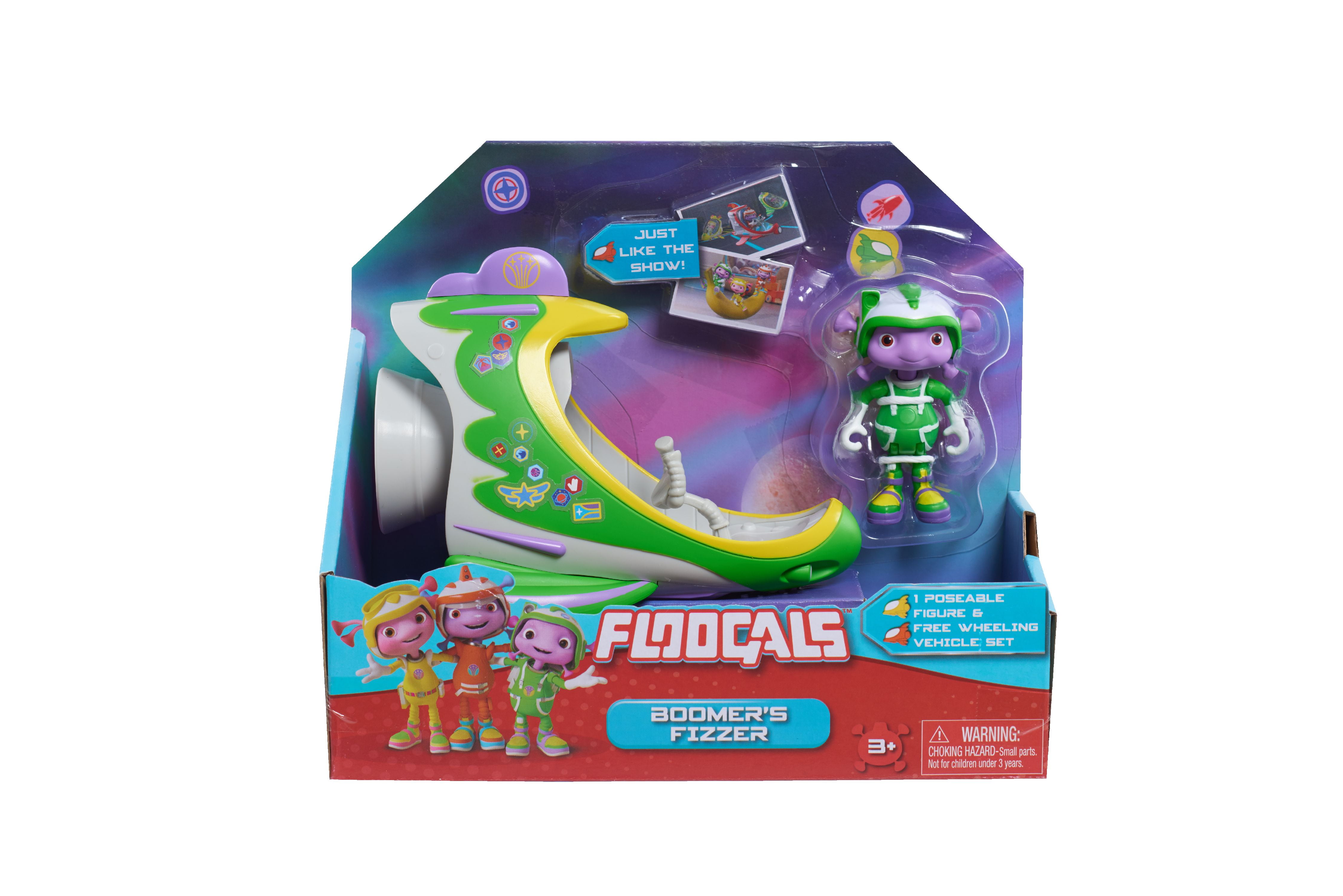Floogals Figure with Vehicle - Boomer Fizzer - Walmart.com