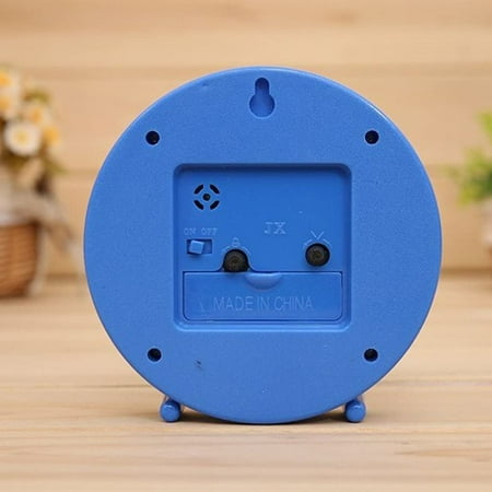 5"Mini Vintage Classic Analog Alarm Clock with Backlight, Battery ...
