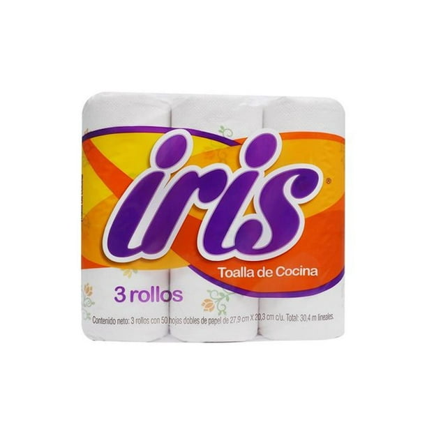 Pack de 8 Servitoalla desechable 50 HD Iris de 3pzas Iris 50 HD ...