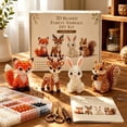 CaiTeLin Beaded Forest Animals DIY Kit 4 Piece, Deer Beading Crafts Kit ...