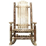 Glacier Country Collection Adult Log Rocker - Walmart.com