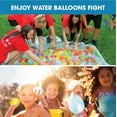 TOGETIC 555 PCS Biodegradable Water Balloons, Self-Sealing, Quick Fill ...