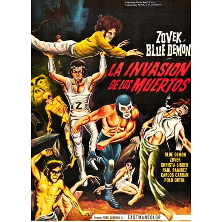 Invasion Of The Dead (Aka La Invasion De Los Muertos) Mexican Poster ...