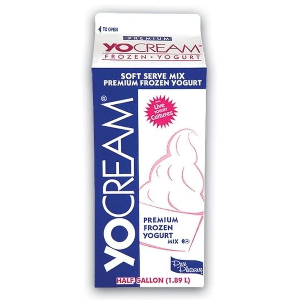 Yocream Yogurt Mix, Milk Chocolate Low-Fat Soft Serve, 64 Ounce -- 6 per case. - Walmart.com
