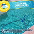 U.S. Pool Supply Weighted Half Moon Pool Vacuum Head - Swivel Hose ...