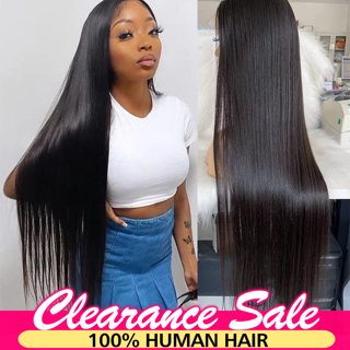 Onedor 20 Inches Natural Straight Long Synthetic Hair Women Full Head ...