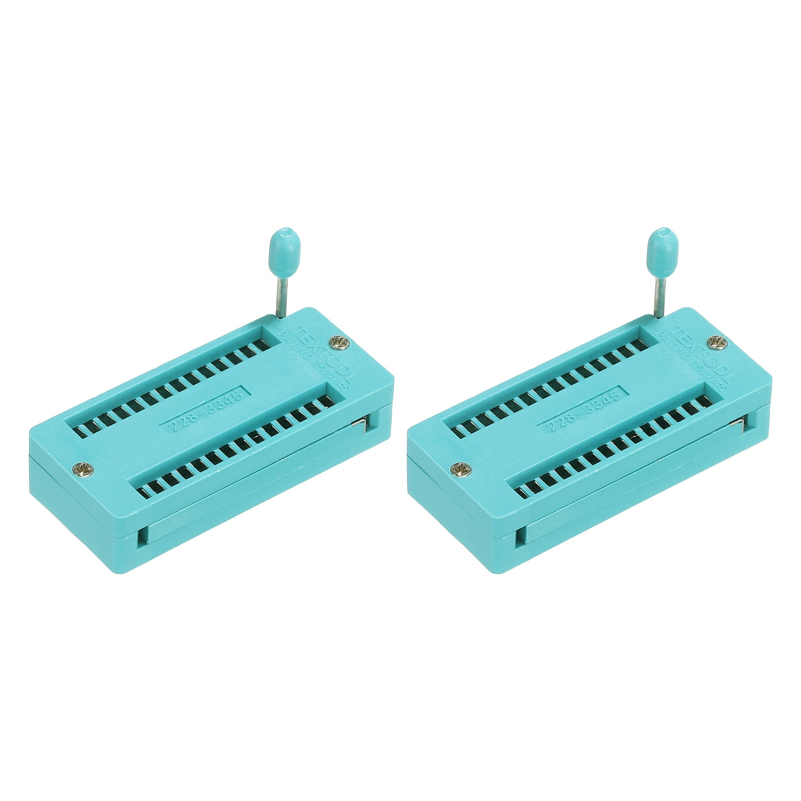 Uxcell Universal IC Test ZIF Socket 28 Pin 2.54mm Pitch for ...