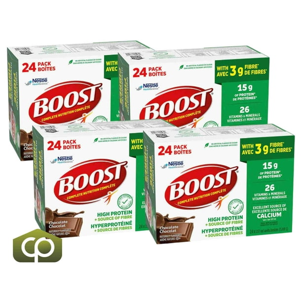 BOOST High Protein Complete Meal Replacement with 3 g Fibre, 24 x 237 ...