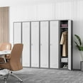 71" Metal Locker, Metal Lockers for Employees, Locker Storage Cabinet ...