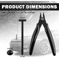 100-pack automotive tie strap set, with tie strap cutter, self-locking ...