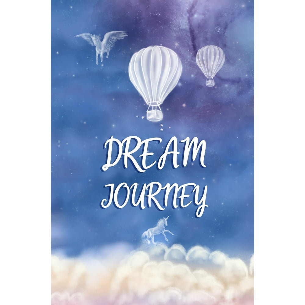 Dream Journey: Dream Diary, Sky Blue Celestial Cover with Cloud Theme ...