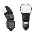 2Pieces Versatility Flash Diffuser for Camera Flashgun Cameras Balanced Lighting Light Modifiers ...