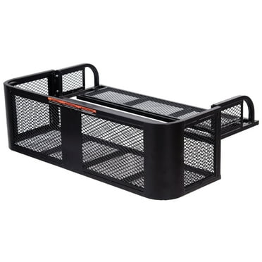 Costway ATV UTV Steel Cargo Hunting Rear Drop Basket Rack: Durable ...