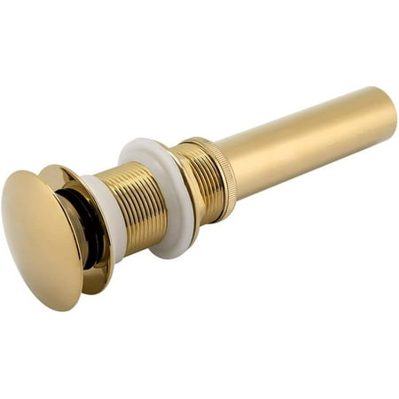 G1 1/4" Brass Pop Up Drain, Recessed Pop Up Pop Up Sink Drain Assembly ...