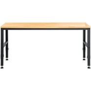 Seville Classics UltraHD® Height Adjustable 4-Foot Heavy-Duty Wood Top ...