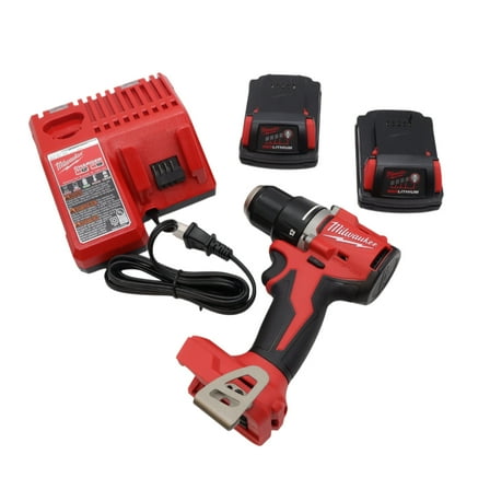 Milwaukee M18 Brushless Drill/Driver Kit, Cordless Power, 18V, 1/2 in ...