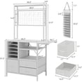 Craft Organizers and Storage Cabinet Compatible with Cricut Machines ...